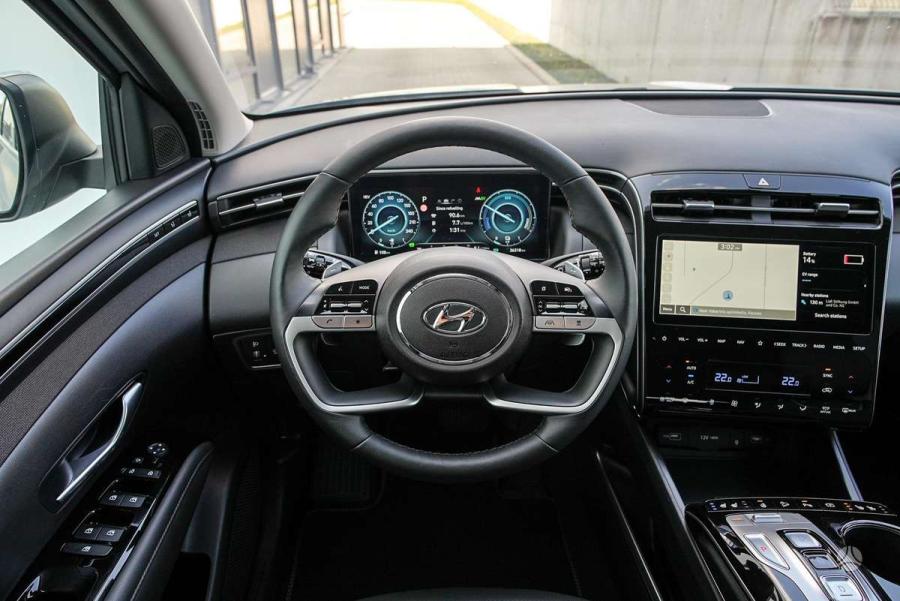 Pelēks Hyundai Tucson 2024 Marijampole, ar dzinēja tilpumu 1.60 L un nobraukumu 36 tūkst. km par 31450 €, foto 19 vietnē AUTOMOTO.COM.LV