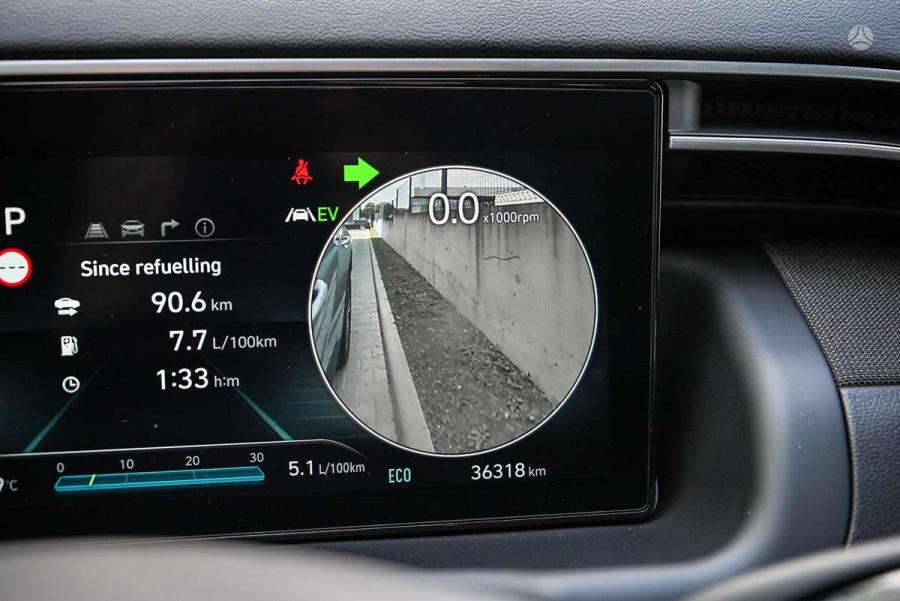 Pelēks Hyundai Tucson 2024 Marijampole, ar dzinēja tilpumu 1.60 L un nobraukumu 36 tūkst. km par 31450 €, foto 30 vietnē AUTOMOTO.COM.LV