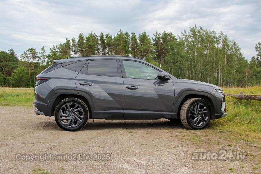 Pelēks Hyundai Tucson 2024 Tallina, ar dzinēja tilpumu 1.60 L un nobraukumu 36 tūkst. km par 41990 €, foto 5 vietnē AUTOMOTO.COM.LV
