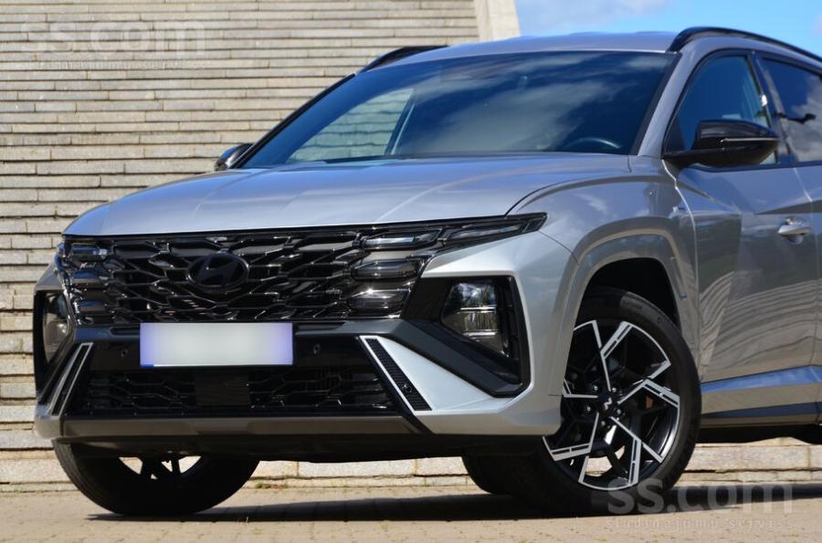 Pelēks Hyundai Tucson 2024 Rīga, ar dzinēja tilpumu 1.60 L un nobraukumu 35 tūkst. km par 31000 €, foto 6 vietnē AUTOMOTO.COM.LV