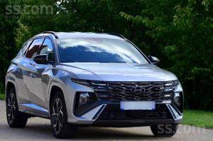 Pelēks Hyundai Tucson 2024 Rīga, ar dzinēja tilpumu 1.60 L un nobraukumu 35 tūkst. km par 31000 €, foto 8 vietnē AUTOMOTO.COM.LV