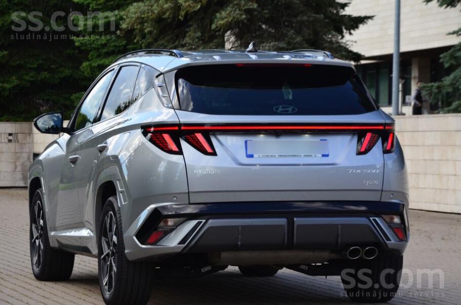 Pelēks Hyundai Tucson 2024 Rīga, ar dzinēja tilpumu 1.60 L un nobraukumu 35 tūkst. km par 31000 €, foto 16 vietnē AUTOMOTO.COM.LV