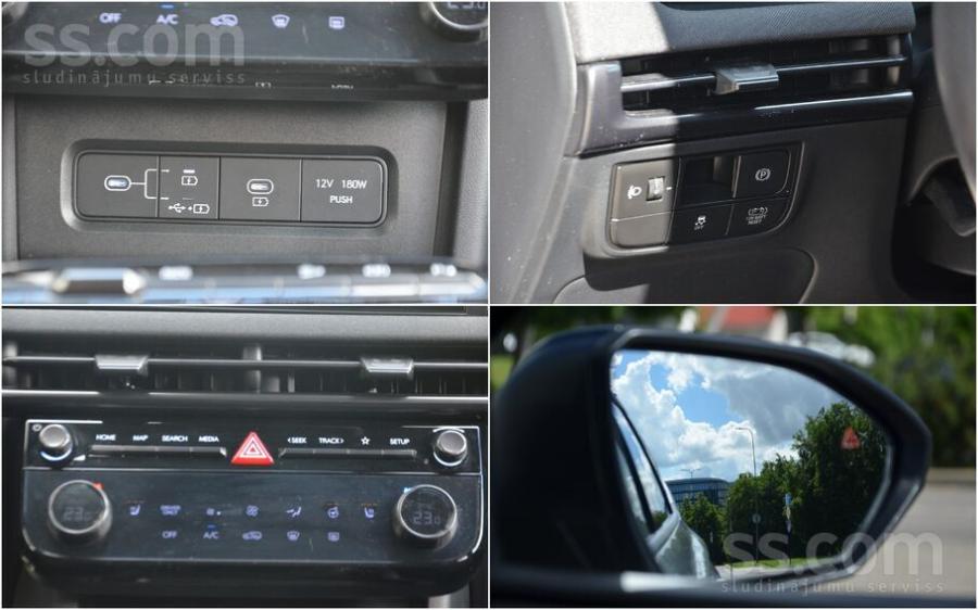 Pelēks Hyundai Tucson 2024 Rīga, ar dzinēja tilpumu 1.60 L un nobraukumu 35 tūkst. km par 31000 €, foto 21 vietnē AUTOMOTO.COM.LV