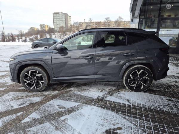 Grey Hyundai Tucson 2025 in Vilnius, with an engine capacity of 1.60 L and mileage of 8 thousand km for 41600 €, photo 5 on AUTOMOTO.COM.LV