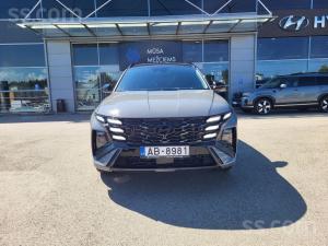 Grey Hyundai Tucson 2026 in Riga, with an engine capacity of 1.60 L and mileage of 3 thousand km for 39999 €, photo 3 on AUTOMOTO.COM.LV