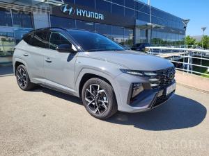 Grey Hyundai Tucson 2026 in Riga, with an engine capacity of 1.60 L and mileage of 3 thousand km for 39999 €, photo 4 on AUTOMOTO.COM.LV