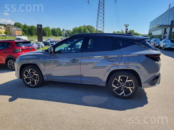 Grey Hyundai Tucson 2026 in Riga, with an engine capacity of 1.60 L and mileage of 3 thousand km for 39999 €, photo 7 on AUTOMOTO.COM.LV