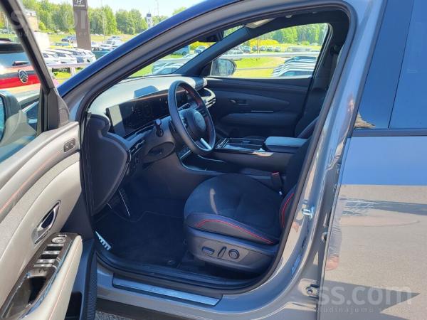 Grey Hyundai Tucson 2026 in Riga, with an engine capacity of 1.60 L and mileage of 3 thousand km for 39999 €, photo 8 on AUTOMOTO.COM.LV