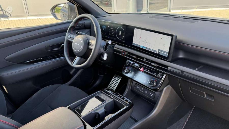 Grey Hyundai Tucson 2026 in Vilnius, with an engine capacity of 1.60 L and mileage of 1 thousand km for 37500 €, photo 28 on AUTOMOTO.COM.LV