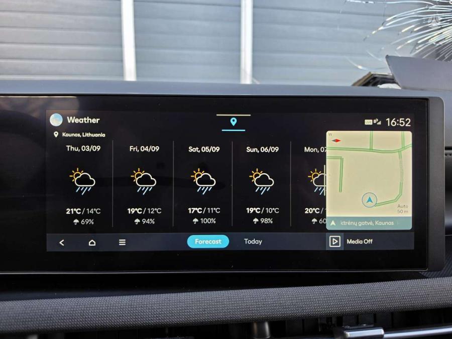 Pelēks Hyundai Tucson 2026 Kauņa, ar dzinēja tilpumu 1.60 L un nobraukumu 3 tūkst. km par 21900 €, foto 46 vietnē AUTOMOTO.COM.LV