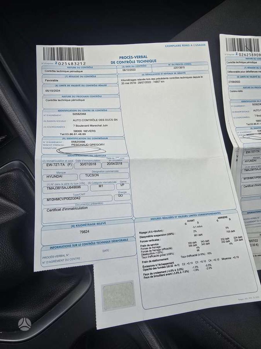 Серый Хендай Туксон 2018 в Таураге, объемом двигателя 0.00 л и пробегом 128 тыс. км за 12200 €, фото 15 на AUTOMOTO.COM.LV