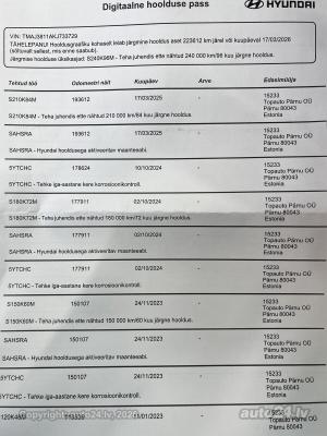 Grey Hyundai Tucson 2019 in Tallinn, with an engine capacity of 1.60 L and mileage of 197 thousand km for 12500 €, photo 13 on AUTOMOTO.COM.LV