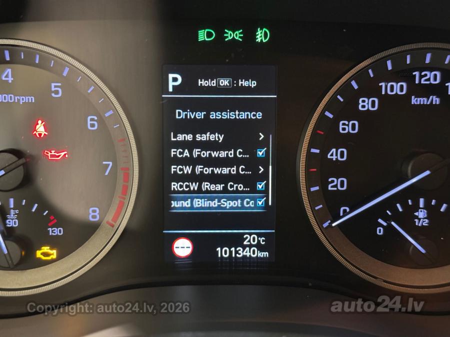 Grey Hyundai Tucson 2019 in Tallinn, with an engine capacity of 1.60 L and mileage of 101 thousand km for 14900 €, photo 25 on AUTOMOTO.COM.LV