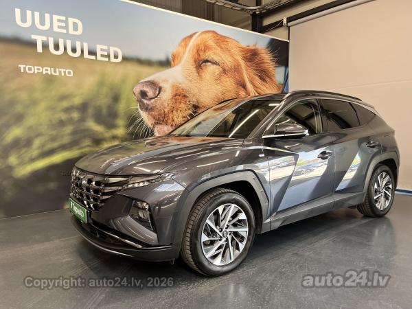 Grey Hyundai Tucson 2021 in Tallinn, with an engine capacity of 1.60 L and mileage of 86 thousand km for 21800 €, photo 1 on AUTOMOTO.COM.LV