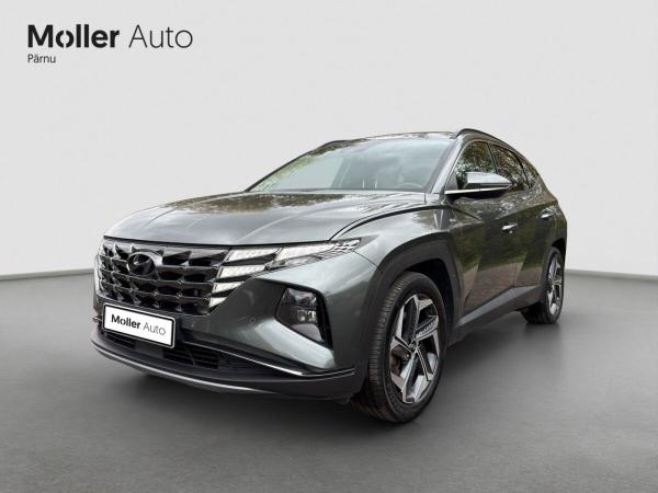 Pelēks Hyundai Tucson 2023 Pērnava, ar dzinēja tilpumu 1.00 L un nobraukumu 46 tūkst. km par 24900 €, foto  vietnē AUTOMOTO.COM.LV
