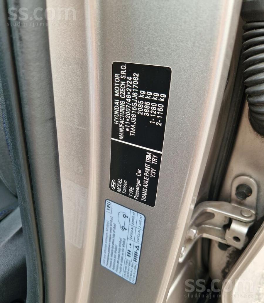 Hyundai Tucson 2018 Rīga, ar dzinēja tilpumu 1.70 L un nobraukumu 227 tūkst. km par 15700 €, foto 28 vietnē AUTOMOTO.COM.LV