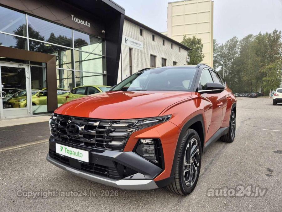 Orange Hyundai Tucson 2026 in Tartu, with an engine capacity of 1.60 L and mileage of 20 thousand km for 49800 €, photo 1 on AUTOMOTO.COM.LV