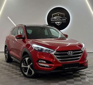Sarkans Hyundai Tucson 2015 Marijampole, ar dzinēja tilpumu 2.00 L un nobraukumu 219 tūkst. km par 11900 €, foto  vietnē AUTOMOTO.COM.LV