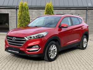 Red Hyundai Tucson 2016 in Kedainiai, with an engine capacity of 1.69 L and mileage of 289 thousand km for 8999 €, photo  on AUTOMOTO.COM.LV