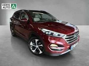 Red Hyundai Tucson 2016 in Riga, with an engine capacity of 1.60 L and mileage of 184 thousand km for 11990 €, photo  on AUTOMOTO.COM.LV