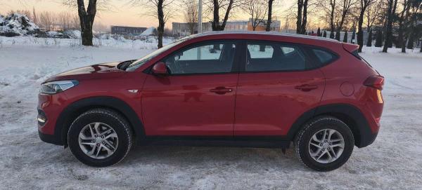 Sarkans Hyundai Tucson 2017 Tauragė, ar dzinēja tilpumu 1.59 L un nobraukumu 129 tūkst. km par 9800 €, foto 5 vietnē AUTOMOTO.COM.LV