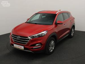 Sarkans Hyundai Tucson 2017 Viļņa, ar dzinēja tilpumu 1.60 L un nobraukumu 175 tūkst. km par 12599 €, foto  vietnē AUTOMOTO.COM.LV