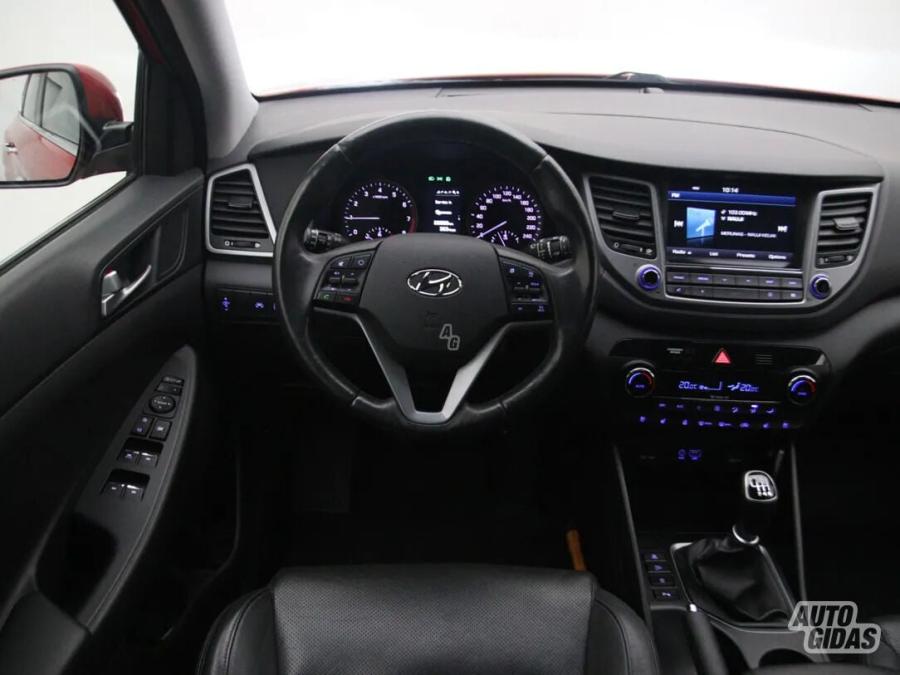 Sarkans Hyundai Tucson 2017 Viļņa, ar dzinēja tilpumu 1.60 L un nobraukumu 175 tūkst. km par 12599 €, foto 18 vietnē AUTOMOTO.COM.LV