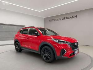 Sarkans Hyundai Tucson 2019 Kauņa, ar dzinēja tilpumu 1.60 L un nobraukumu 60 tūkst. km par 24347 €, foto  vietnē AUTOMOTO.COM.LV