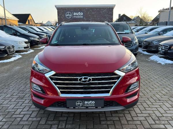 Red Hyundai Tucson 2019 in Kaunas, with an engine capacity of 1.60 L and mileage of 57 thousand km for 22286 €, photo 8 on AUTOMOTO.COM.LV