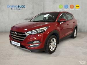 Red Hyundai Tucson 2019 in Vilnius, with an engine capacity of 1.60 L and mileage of 97 thousand km for 16551 €, photo  on AUTOMOTO.COM.LV