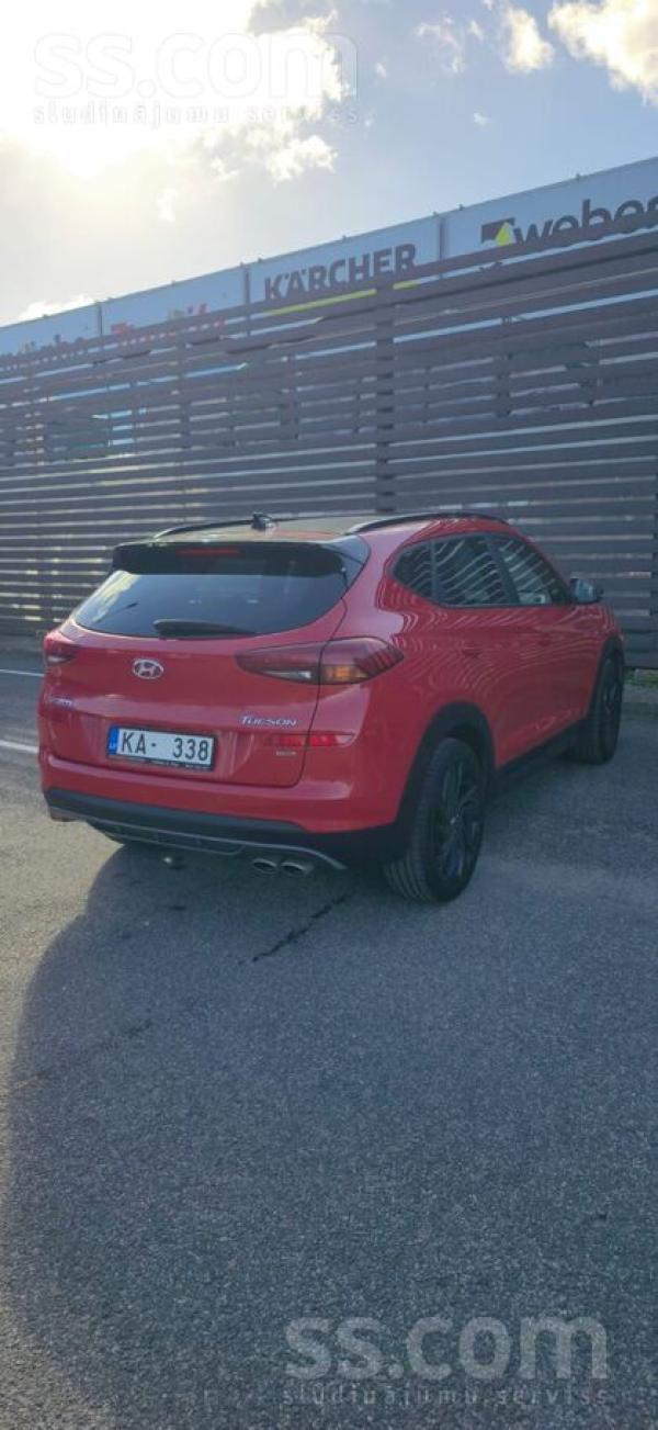 Sarkans Hyundai Tucson 2019 Rīga, ar dzinēja tilpumu 1.60 L un nobraukumu 126 tūkst. km par 18400 €, foto 4 vietnē AUTOMOTO.COM.LV