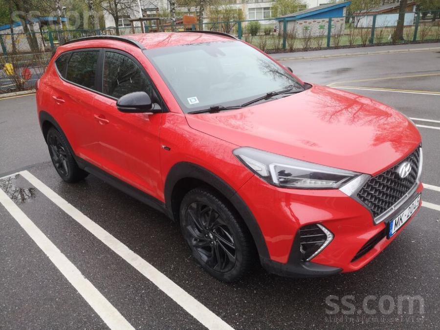 Sarkans Hyundai Tucson 2020 Rīga, ar dzinēja tilpumu 1.60 L un nobraukumu 79 tūkst. km par 18250 €, foto 2 vietnē AUTOMOTO.COM.LV