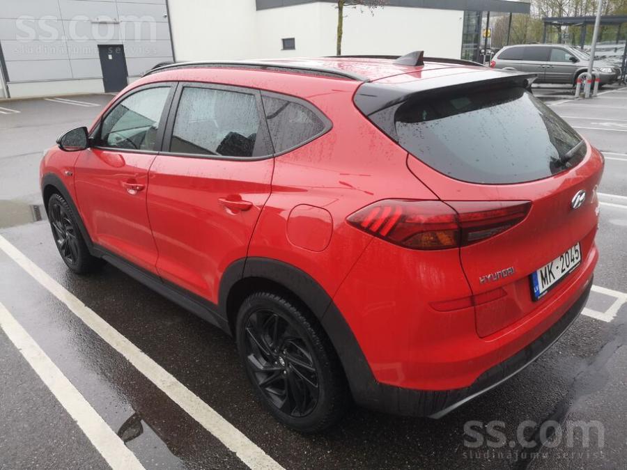 Sarkans Hyundai Tucson 2020 Rīga, ar dzinēja tilpumu 1.60 L un nobraukumu 79 tūkst. km par 18250 €, foto 4 vietnē AUTOMOTO.COM.LV