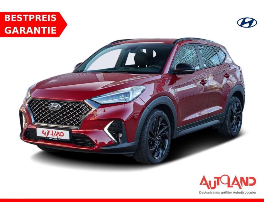Red Hyundai Tucson 2020 in Kaunas, with an engine capacity of 1.60 L and mileage of 60 thousand km for 28570 €, photo 1 on AUTOMOTO.COM.LV