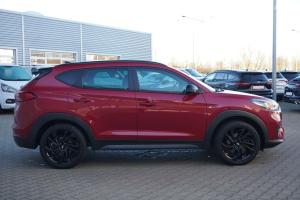 Red Hyundai Tucson 2020 in Kaunas, with an engine capacity of 1.60 L and mileage of 60 thousand km for 28570 €, photo 5 on AUTOMOTO.COM.LV