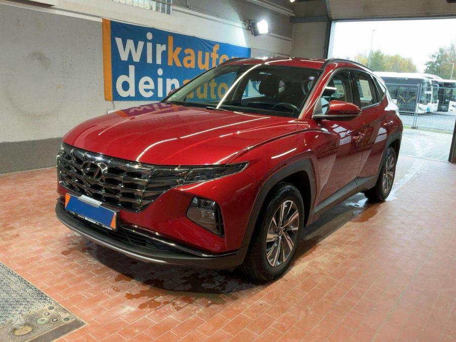 Sarkans Hyundai Tucson 2021 Kauņa, ar dzinēja tilpumu 1.60 L un nobraukumu 91 tūkst. km par 22300 €, foto 1 vietnē AUTOMOTO.COM.LV