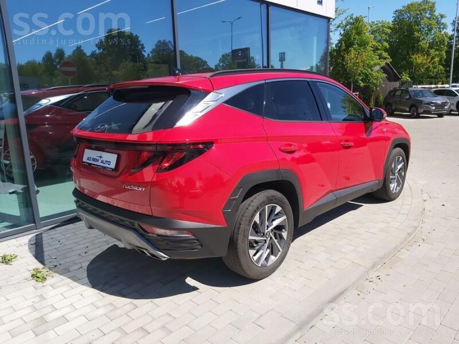 Sarkans Hyundai Tucson 2021 Rīga, ar dzinēja tilpumu 1.60 L un nobraukumu 89 tūkst. km par 19990 €, foto 5 vietnē AUTOMOTO.COM.LV