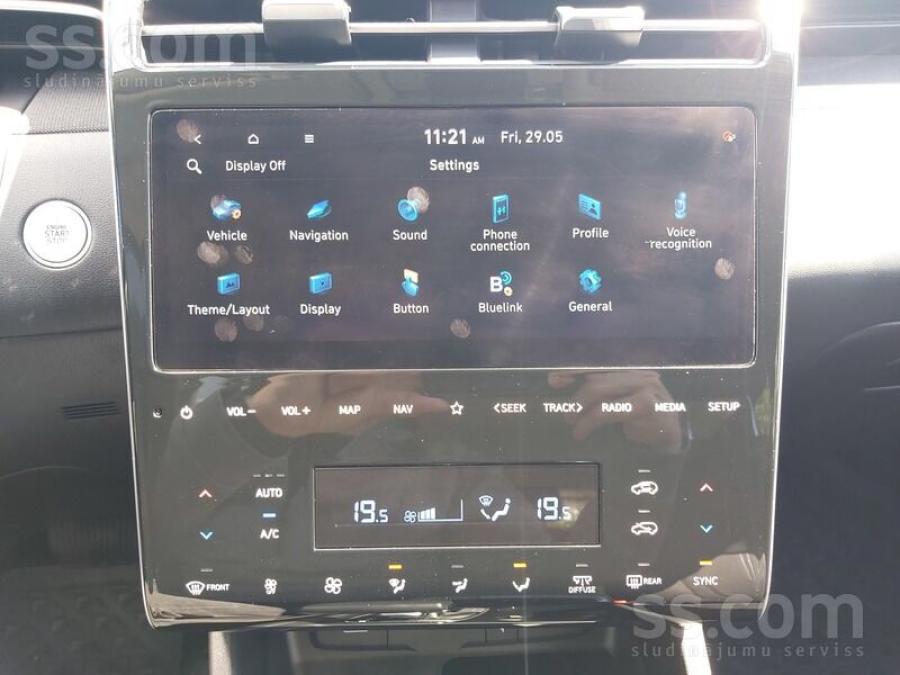 Sarkans Hyundai Tucson 2021 Rīga, ar dzinēja tilpumu 1.60 L un nobraukumu 89 tūkst. km par 19990 €, foto 23 vietnē AUTOMOTO.COM.LV