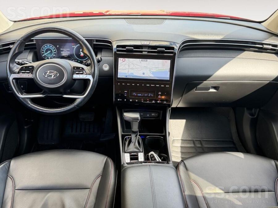 Sarkans Hyundai Tucson 2021 Rīga, ar dzinēja tilpumu 1.60 L un nobraukumu 79 tūkst. km par 19400 €, foto 9 vietnē AUTOMOTO.COM.LV
