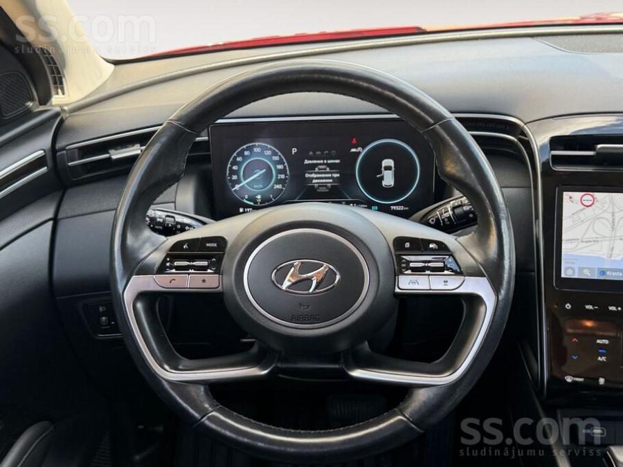Sarkans Hyundai Tucson 2021 Rīga, ar dzinēja tilpumu 1.60 L un nobraukumu 79 tūkst. km par 19400 €, foto 10 vietnē AUTOMOTO.COM.LV