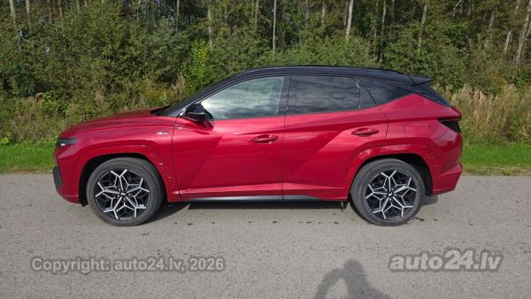 Red Hyundai Tucson 2021 in Tallinn, with an engine capacity of 1.60 L and mileage of 45 thousand km for 25999 €, photo 3 on AUTOMOTO.COM.LV