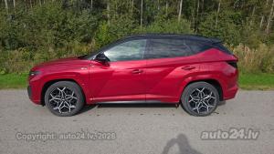 Red Hyundai Tucson 2021 in Tallinn, with an engine capacity of 1.60 L and mileage of 45 thousand km for 25999 €, photo 3 on AUTOMOTO.COM.LV
