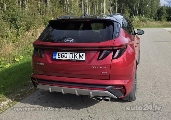 Red Hyundai Tucson 2021 in Tallinn, with an engine capacity of 1.60 L and mileage of 45 thousand km for 25999 €, photo 7 on AUTOMOTO.COM.LV