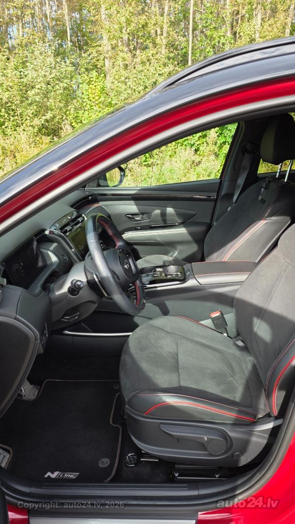 Red Hyundai Tucson 2021 in Tallinn, with an engine capacity of 1.60 L and mileage of 45 thousand km for 25999 €, photo 8 on AUTOMOTO.COM.LV