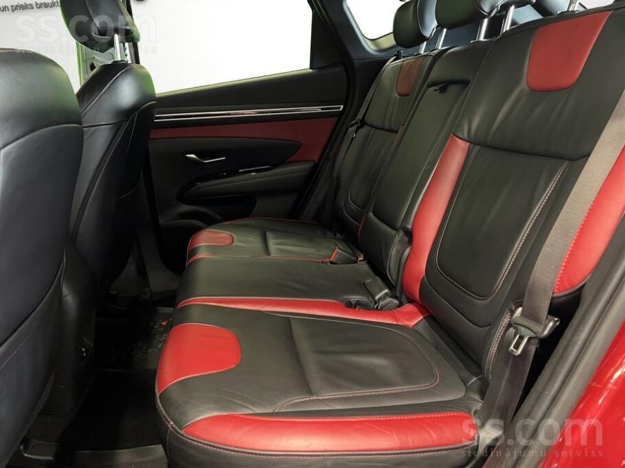 Sarkans Hyundai Tucson 2021 Rīga, ar dzinēja tilpumu 1.60 L un nobraukumu 130 tūkst. km par 21990 €, foto 15 vietnē AUTOMOTO.COM.LV