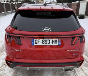 Red Hyundai Tucson 2022 in Kaunas, with an engine capacity of 1.60 L and mileage of 176 thousand km for 21999 €, photo 4 on AUTOMOTO.COM.LV