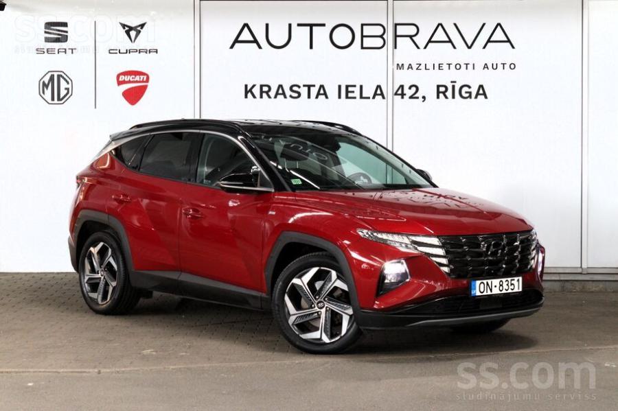 Красный Хендай Туксон 2022 в Рига, объемом двигателя 1.60 л и пробегом 72 тыс. км за 21990 €, фото 4 на AUTOMOTO.COM.LV