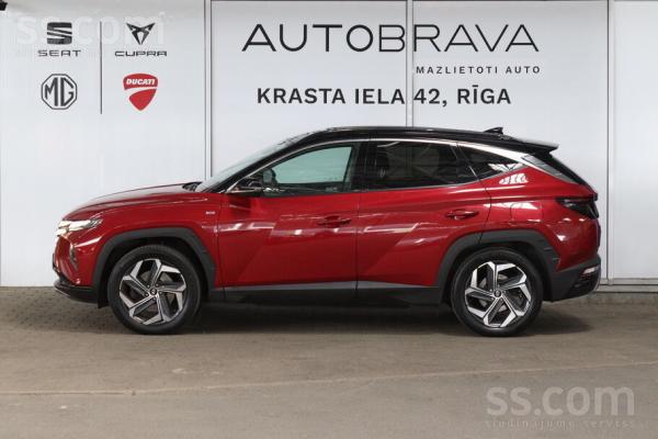 Sarkans Hyundai Tucson 2022 Rīga, ar dzinēja tilpumu 1.60 L un nobraukumu 72 tūkst. km par 21990 €, foto 4 vietnē AUTOMOTO.COM.LV