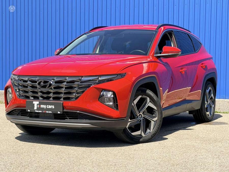 Sarkans Hyundai Tucson 2022 Kauņa, ar dzinēja tilpumu 1.60 L un nobraukumu 72 tūkst. km par 25900 €, foto 1 vietnē AUTOMOTO.COM.LV