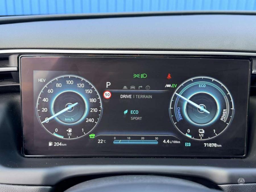 Sarkans Hyundai Tucson 2022 Kauņa, ar dzinēja tilpumu 1.60 L un nobraukumu 72 tūkst. km par 25900 €, foto 21 vietnē AUTOMOTO.COM.LV